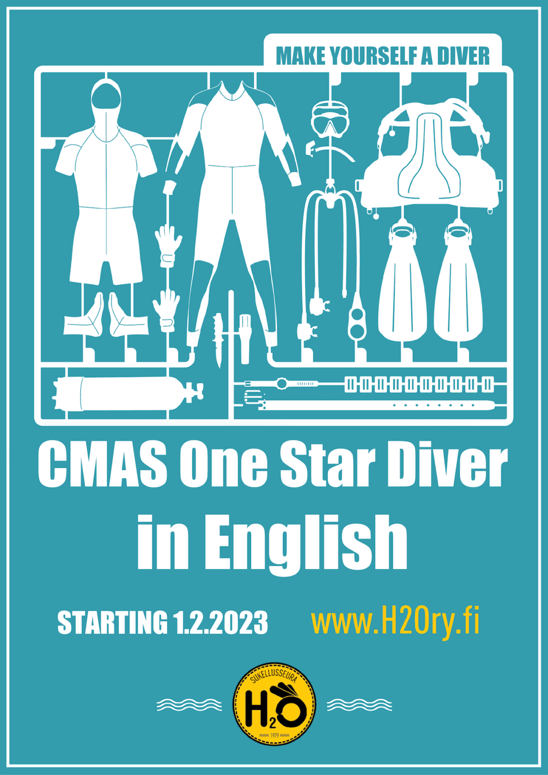 CMAS ONE STAR DIVER COURSE 2023 (in English) | Sukellusseura H2O ry